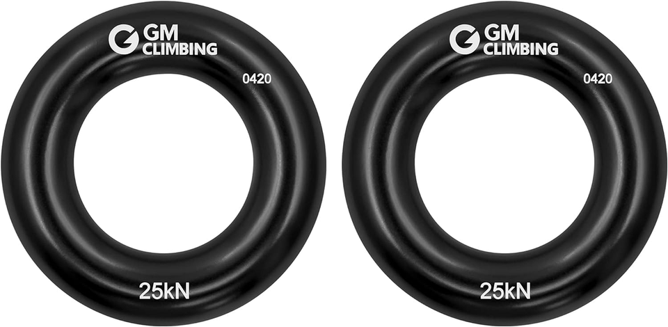 Rappel Ring 25Kn for Rock Climbing Arborist Rescue Slackline Hammock | eBay