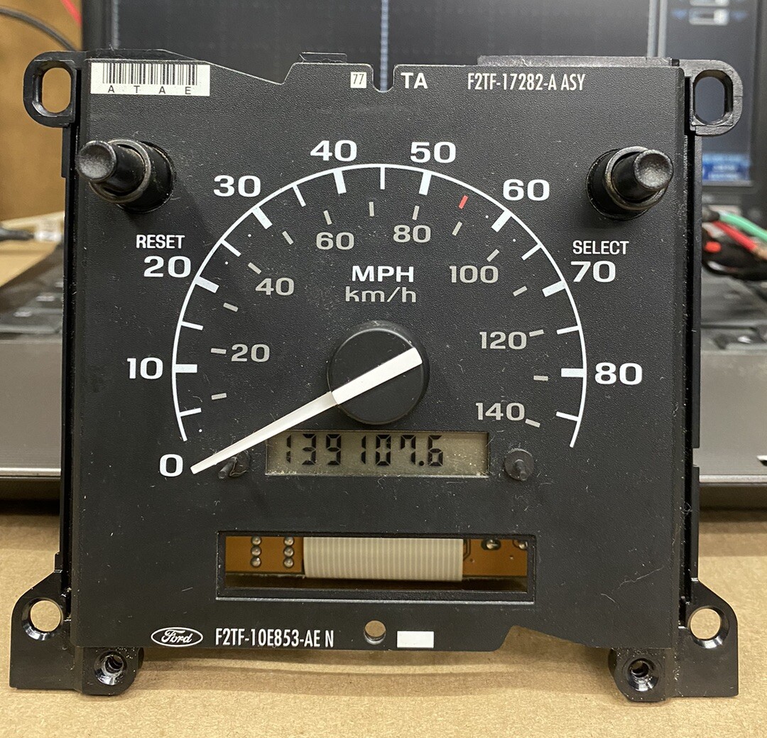 1992-1996 Ford F150 F250 F350 Pickup Bronco Speedometer Gauge PSOM 140k ...