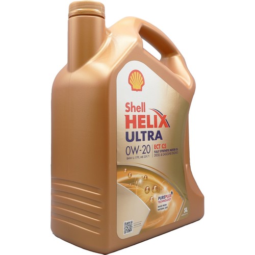 Shell Helix Ultra ECT C5 0w-20 Fully Synthetic Engine Oil - 5 Litres 5L ...