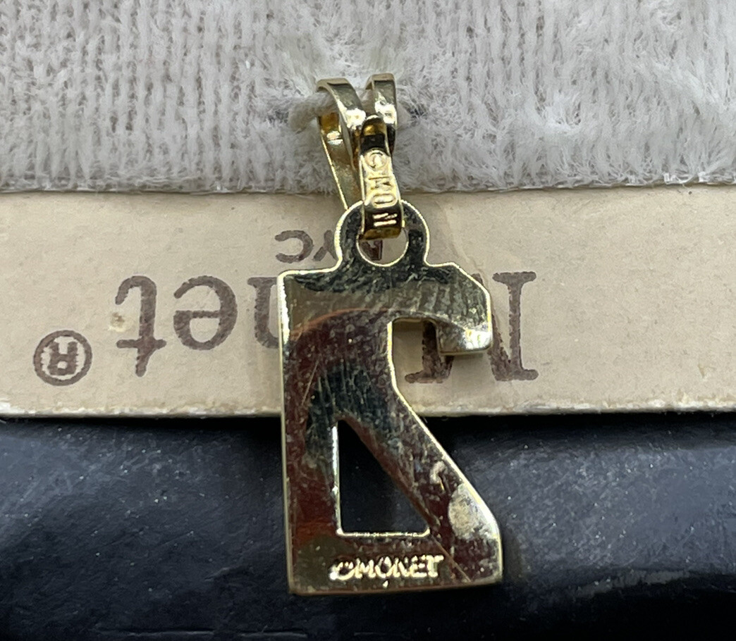 Vintage Monet 21 Gold Tone Charm NOS | eBay