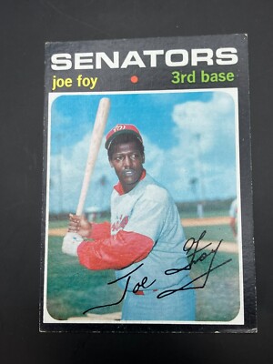 1971 Topps Joe Foy #706 High Number | eBay