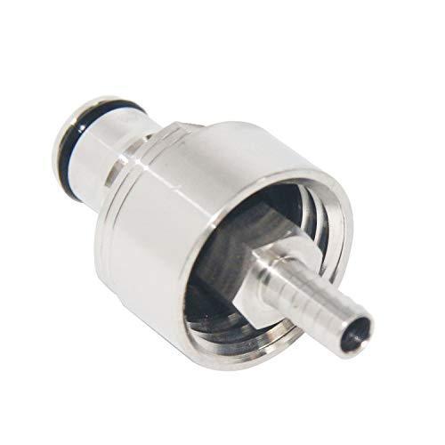 Ball Lock Disconnect Carbonation Cap Stainless Steel W 5/16 Barb Type ...