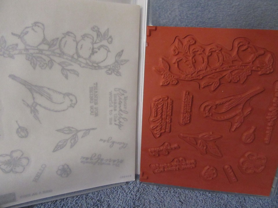 stampin up FREE AS A BIRD & STITCHED NESTED LABELS DIES friendship NEW ...