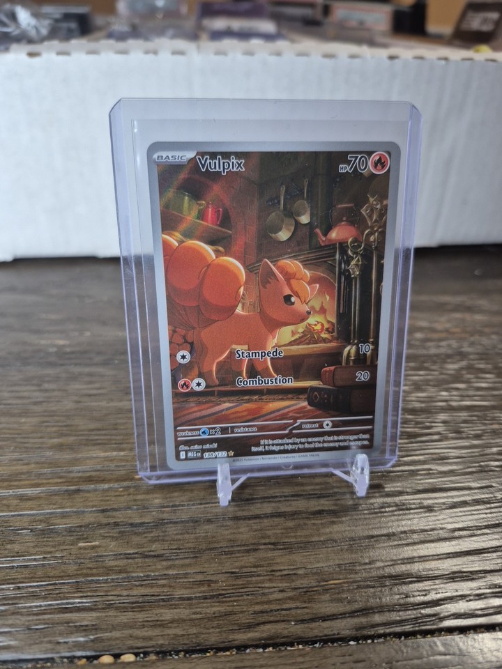 Vulpix Illustration Rare Pokemon Mega Evolution 138/132 Near Mint | eBay