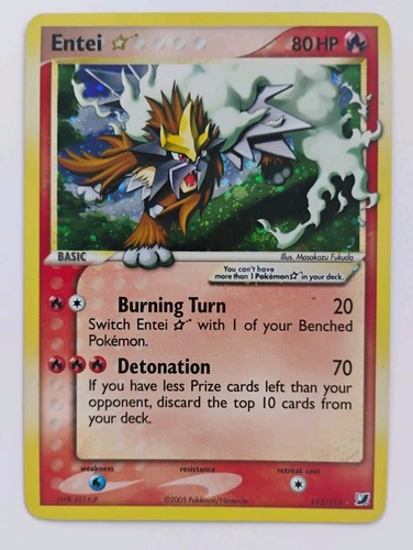 Entei Pokémon TCG 2005 (Holographic) | eBay