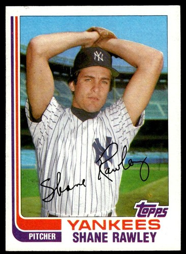 Shane Rawley 1982 Topps Traded #95T New York Yankees Baseball Card | eBay