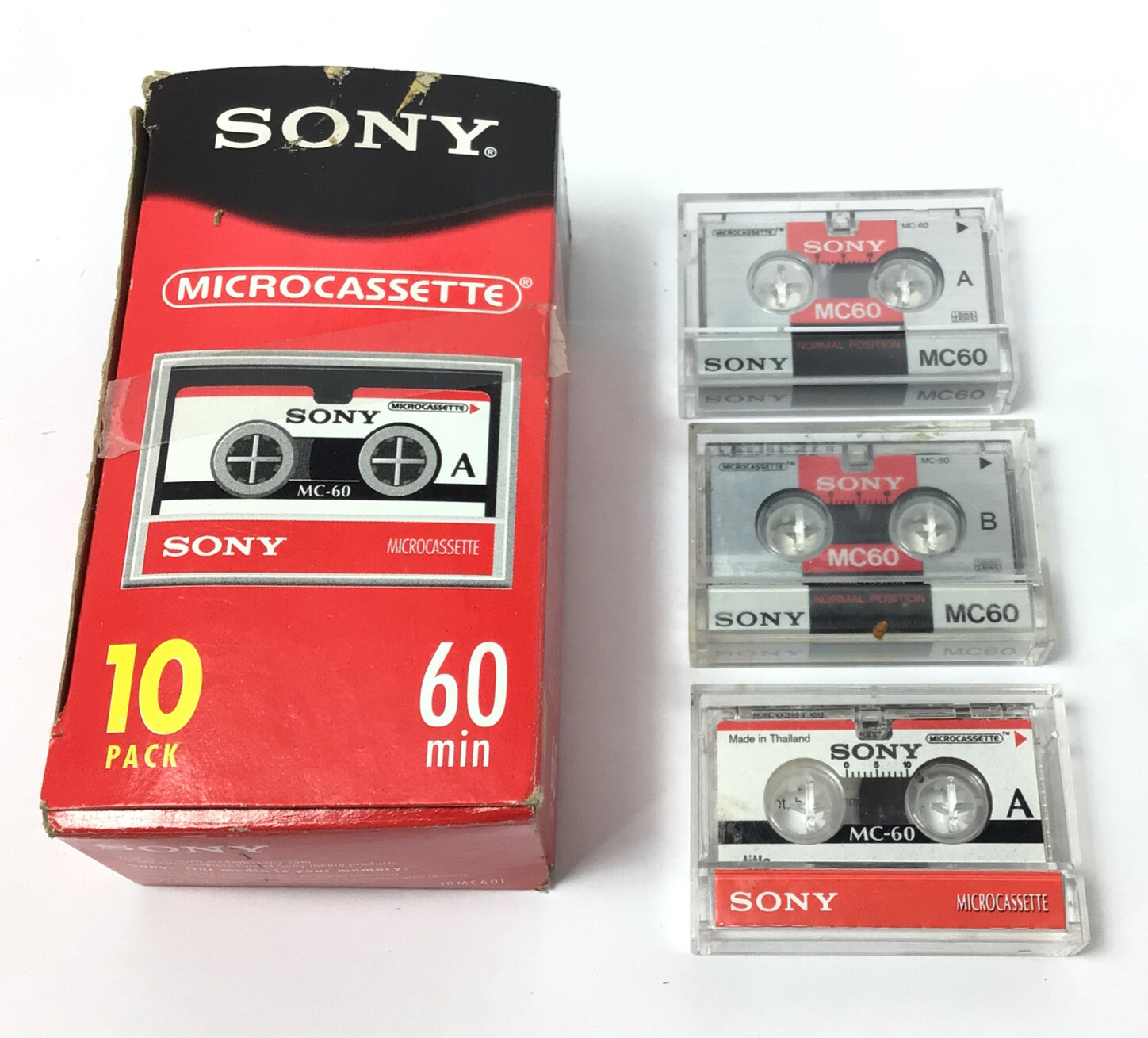 Sony MC-60 Micro Cassette Disc 60 min Pack of 10 | eBay
