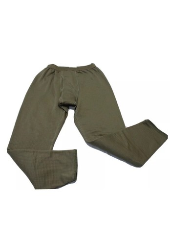 GEN 3 US MILITARY BROWN GRID FLEECE WAFFLE PANTS MID WEIGHT DRAWERS ...