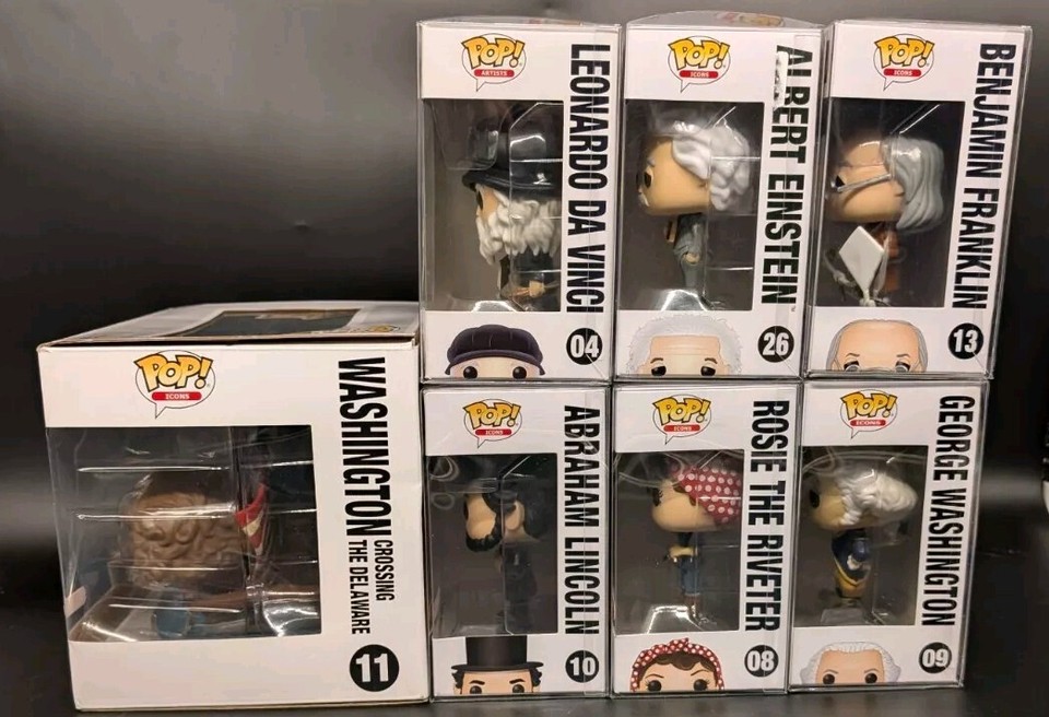 Funko Pop! Icons: lot Set of 7 History Vinyl Figures | eBay
