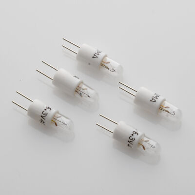5 x 14V 80mA / Bi-Pin / Birne Lampe / Miniature Lamp Bulb 6mm x 15mm T1 ...