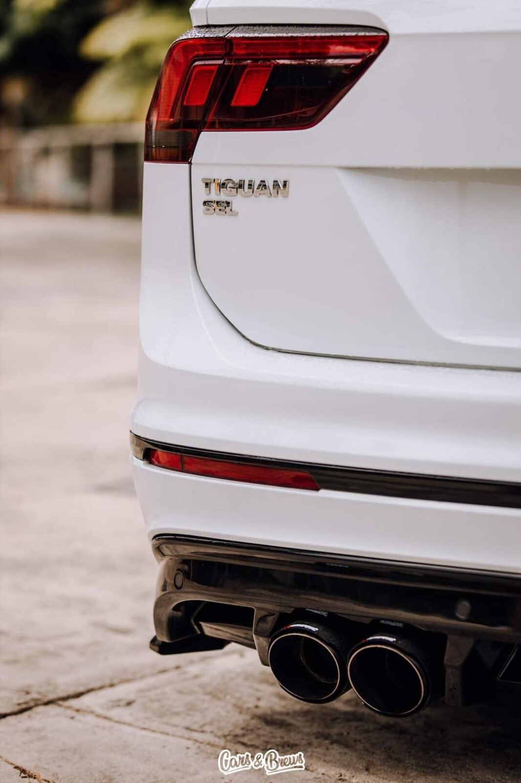 Diffuser For Rear Bumper for Volkswagen Tiguan MK2 2017 - 2020 Parsan ...