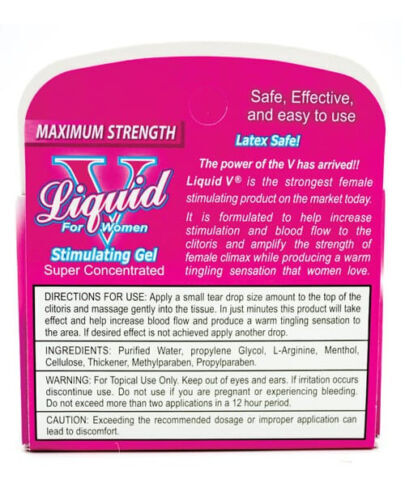 Liquid V for Women 3 Tube Box - Female Arousal Stimulating Gel ...