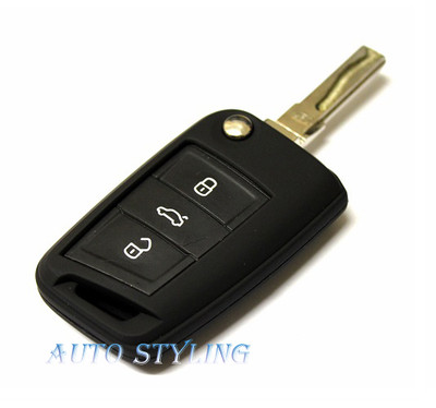 Black Key Cover For Seat Leon Case Remote Fob Protector 3 III MK3 5F SC ...