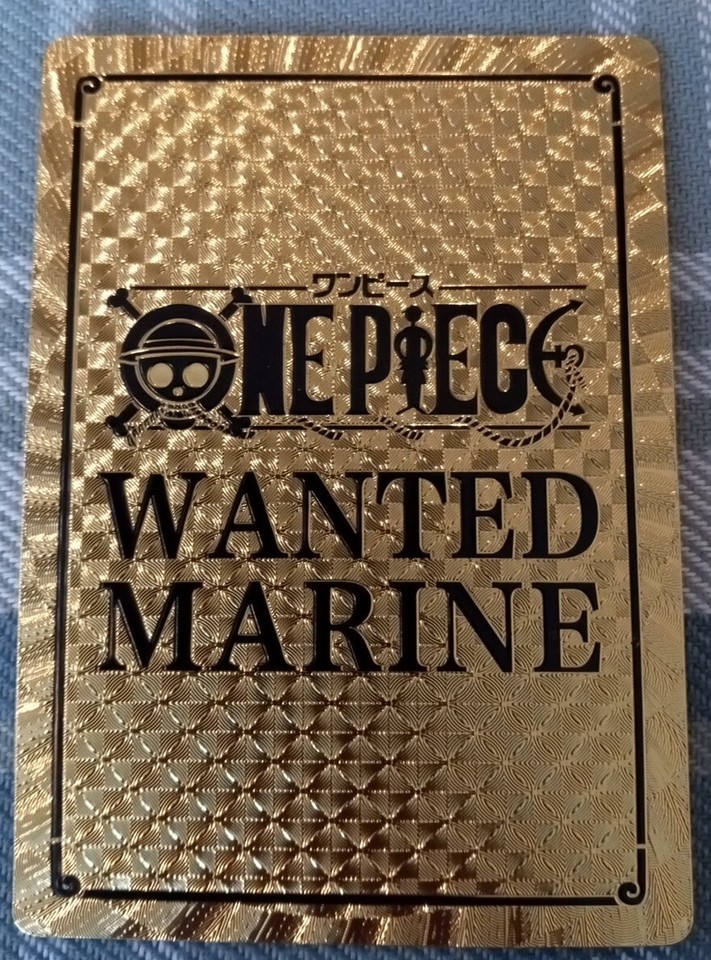 RARE NAMI One Piece Anime 24K Gold Flake Wanted Card CCG USA SELLER | eBay