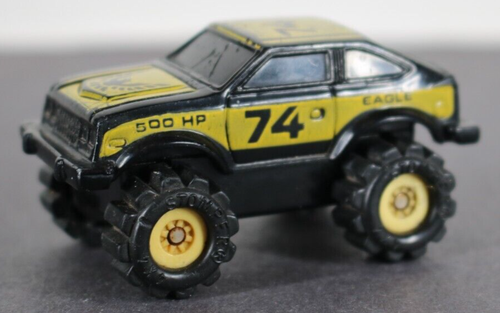1980s vintage SCHAPER Mini STOMPER 4x4 AMC EAGLE # 74 Black 500 HP ...