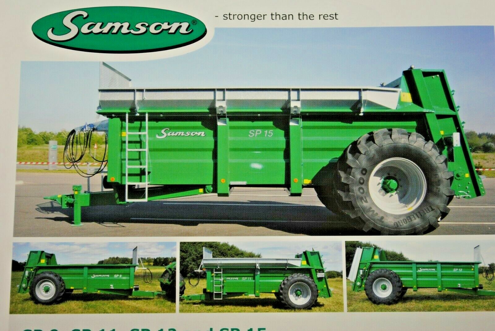 SAMSON 9 12 T-HM 1009 MT SP-9 SP12-16 FLEX MANURE Spreader MANUAL ...
