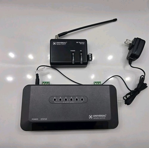 URC MRF-350 RF to IR Remote Control Base Station with RFX-250 RF Sensor ...