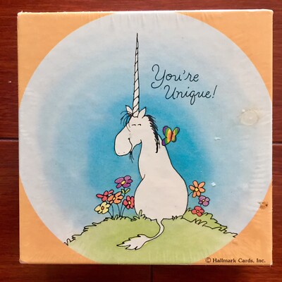 Vtg Springbok Mini Jigsaw Puzzle Hallmark Unique Unicorn Butterfly 60 ...