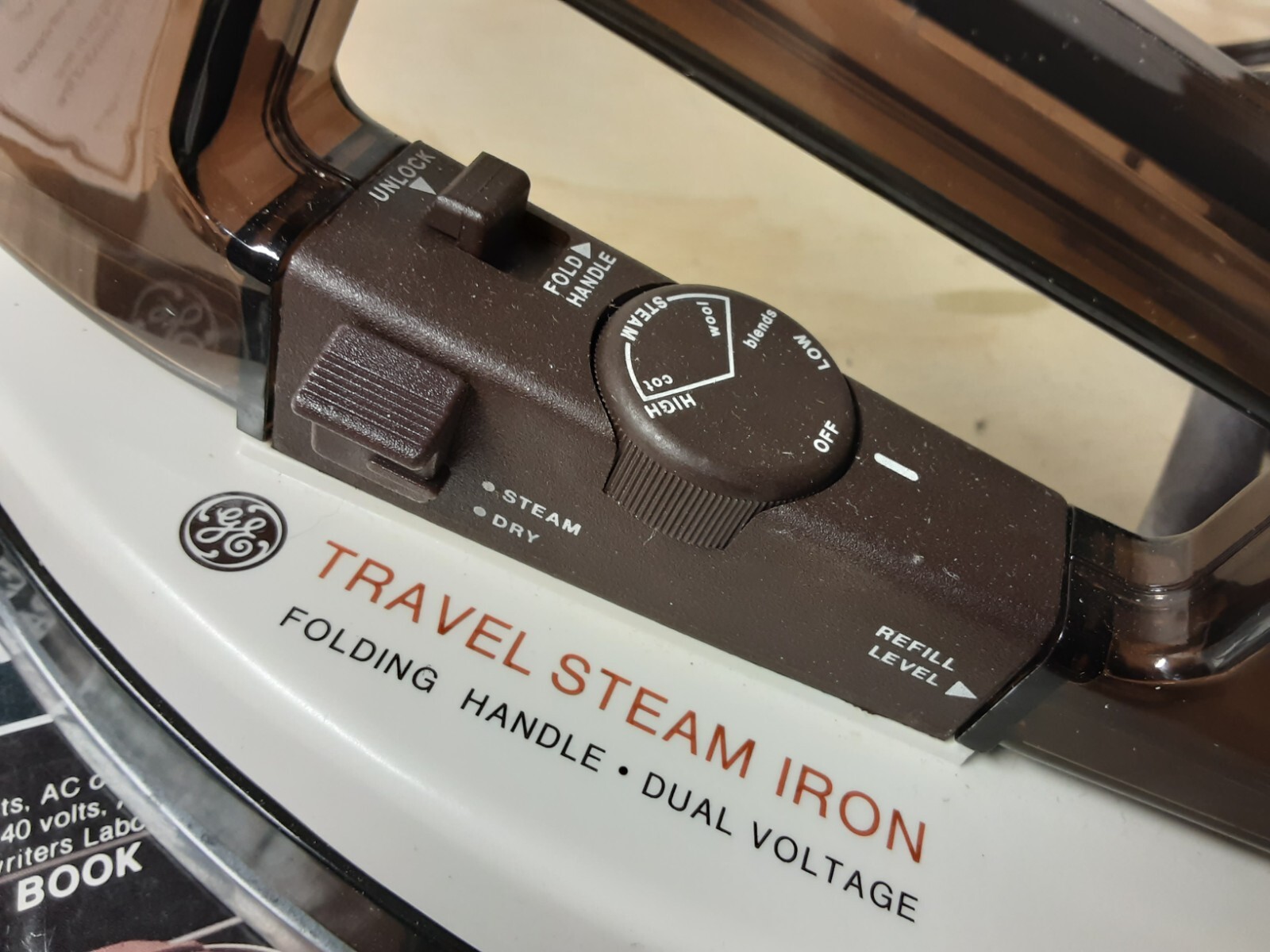 GE The Small Wonder Foldable Travel Steam or Dry Iron F50 General ...