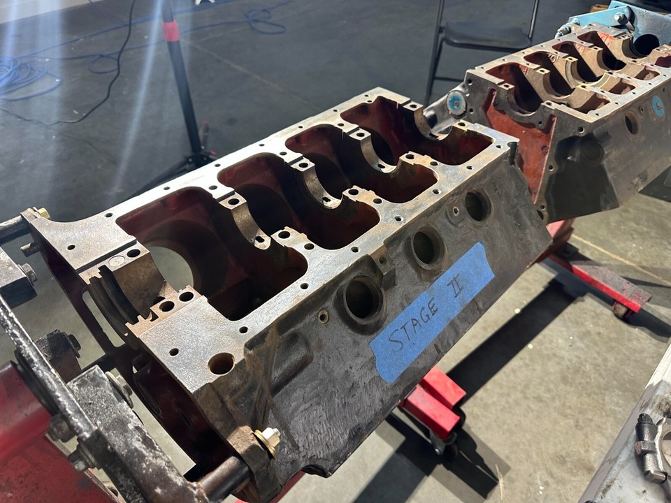 LOT of Mopar Small Block Race engine parts, Don Nichols CanAm Shadow ...