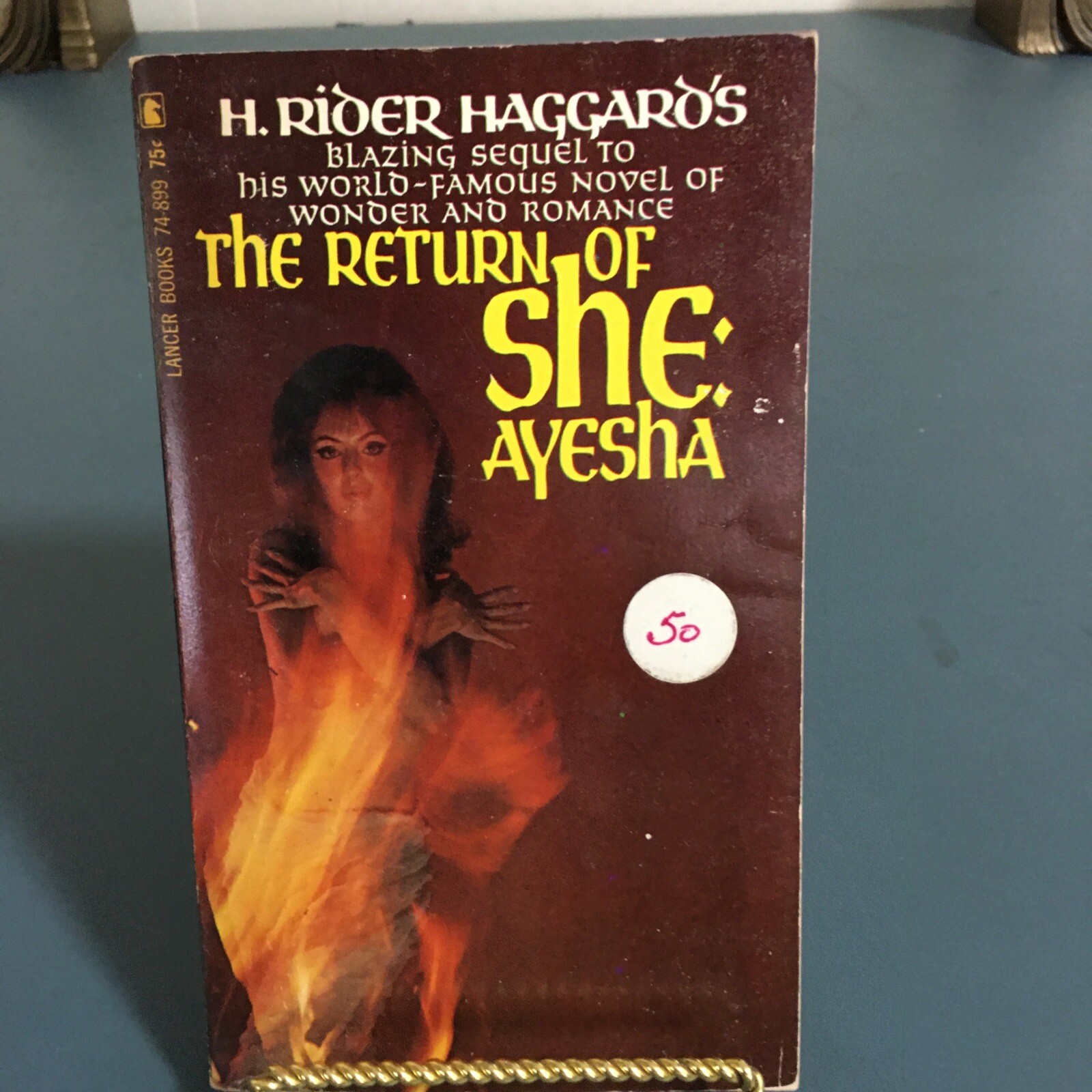 THE RETURN OF SHE : AYESHA by H. Rider Haggard vintage 1967 Lancer ...