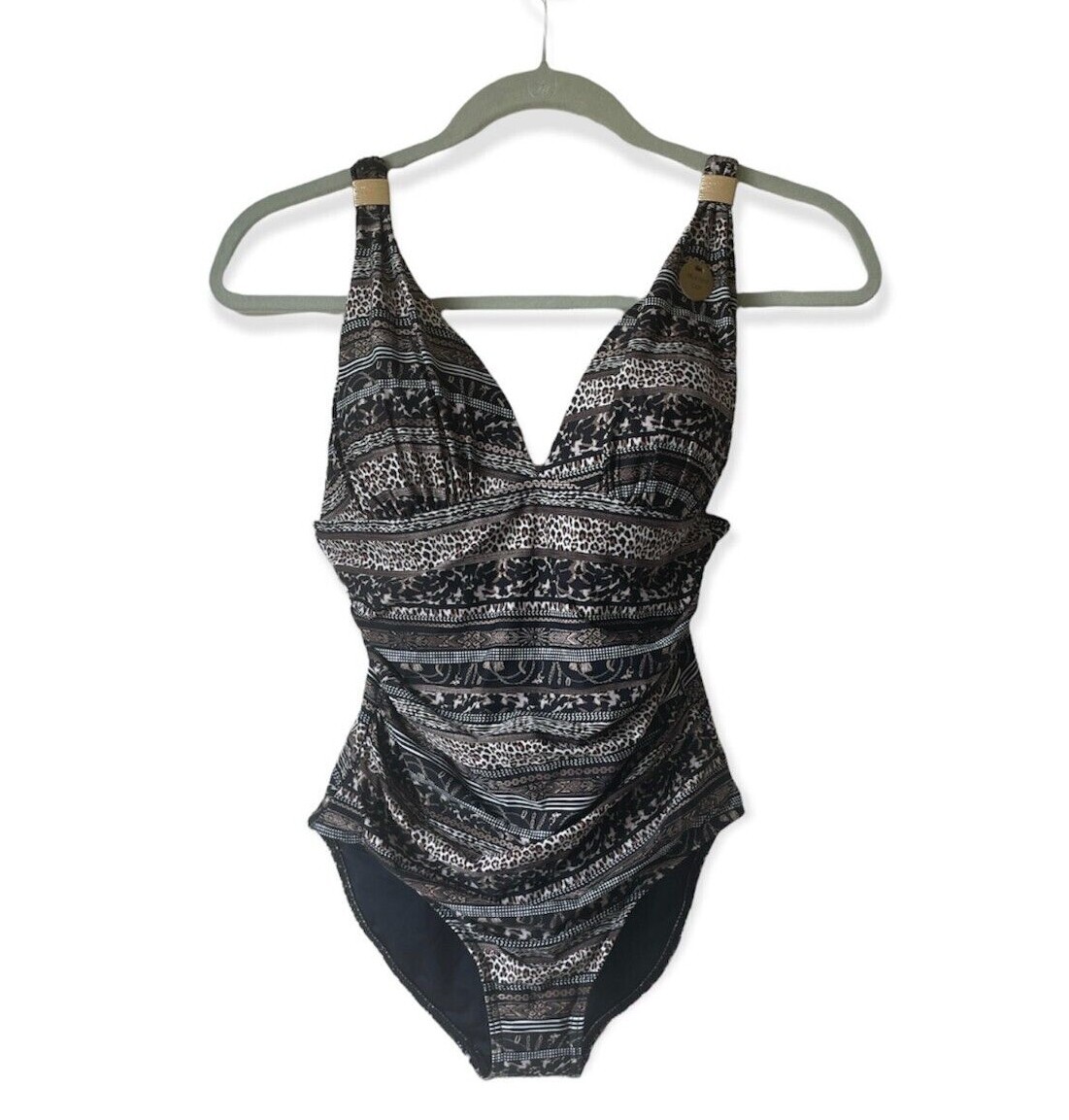 New Nil Tuck Swim One Piece Swimsuit Savannah Stripe Shirley 1P 6 ...