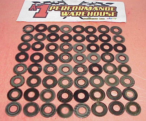64 Valve Spring Shims 1.250" O.D. x .520" I.D. x Various Thicknesses ...