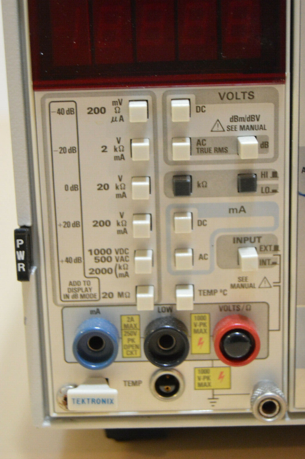 Tektronix TM503 Mainframe / DM 501A Multimeter / FG 503 Function ...