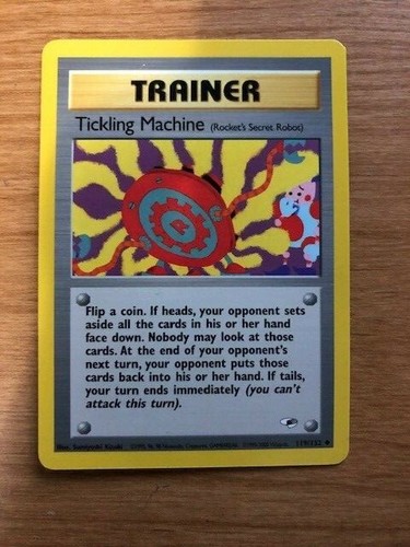 Tickling Machine Trainer Uncommon Pokemon Card Gym Heroes 119/132 | eBay