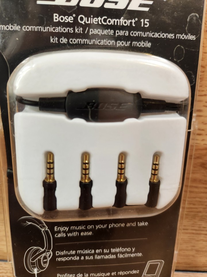 BOSE Quiet Comfort 15 Mobile Communications Kit Black Open Box | eBay