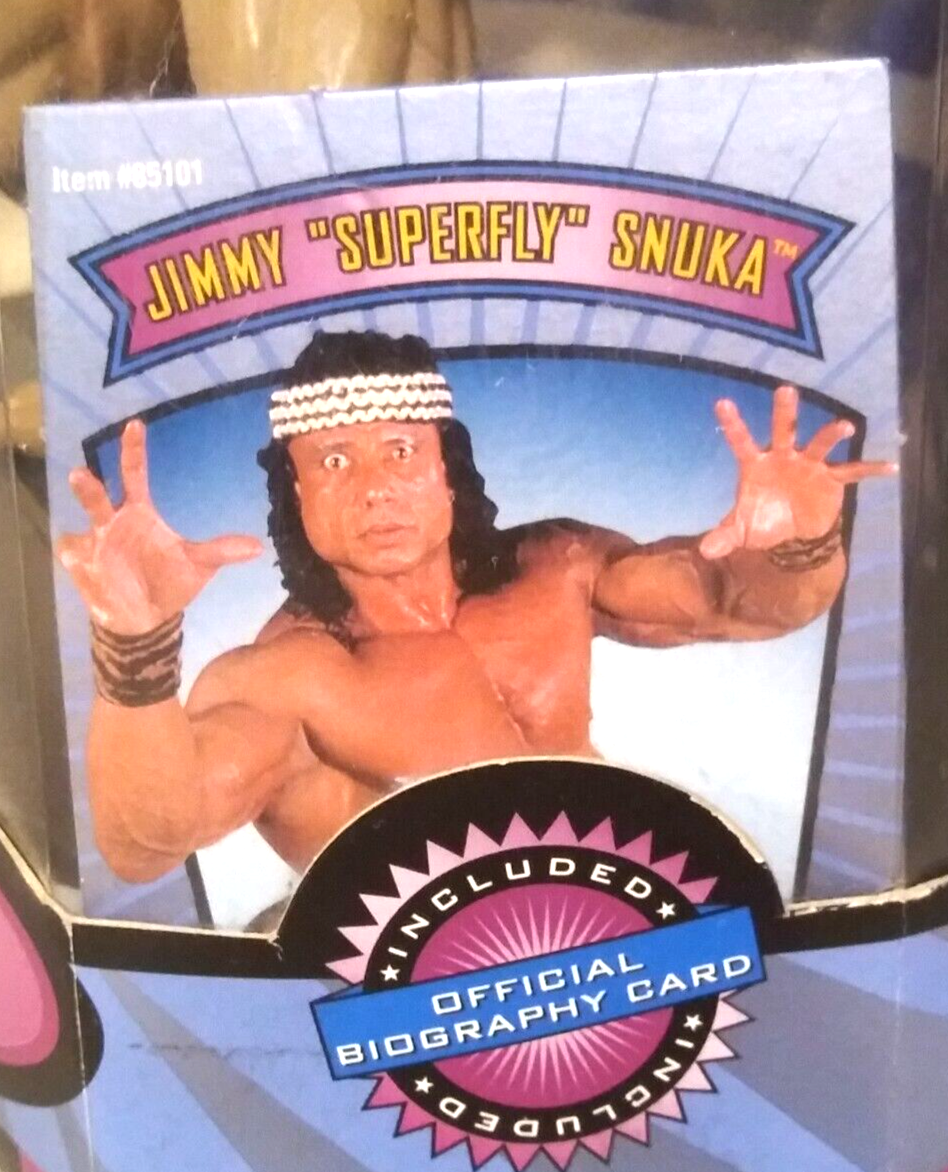 WWF Jimmy Superfly Snuka Action Figure Legends Series 1 JAKKS Limited ...