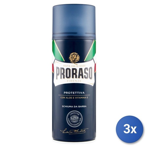 3X Proraso Mousse À Raser Protectrice 400 Ml 8004395009480 | eBay