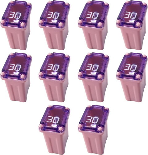 Smilfuy 10PCS 30 Amp Car Micro Cartridge Fuses, Car Square Fuse, Micro ...
