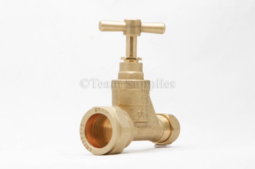 BRASS POLY STOPCOCK 25MM X 15MM MDPE TO COPPER STOP COCK INC 25MM BRASS ...