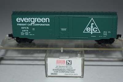 N Scale MTL 38260 Evergreen 50' Single Door Boxcar 2875 C43584 | eBay