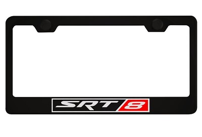 Black License Plate Frame For SRT8 SRT-8 | eBay