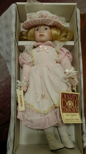 Dynasty Doll Collection Elizabeth Victorian Girl Doll Procleain Vintage ...