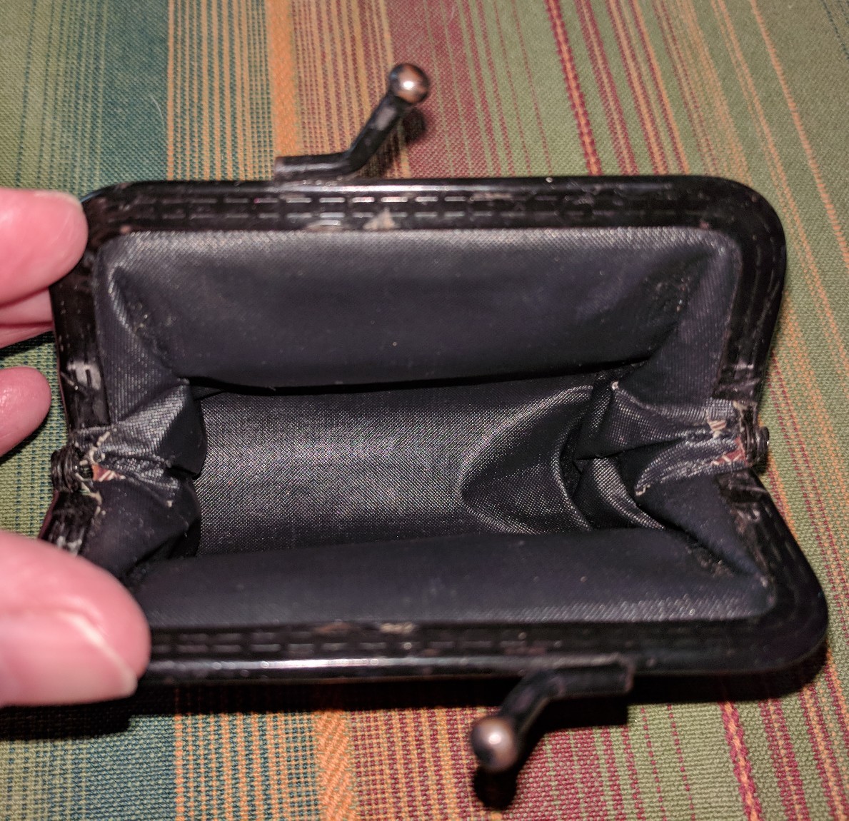 VINTAGE MEXICO TOOLED LEATHER CHANGE PURSE UNISEX 70'S ERA SMALL KISS ...