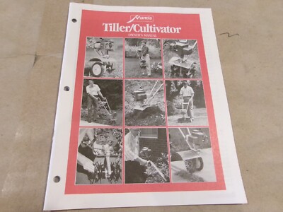 MANTIS TILLER/CULTIVATOR OWNER'S MANUAL 455 | eBay
