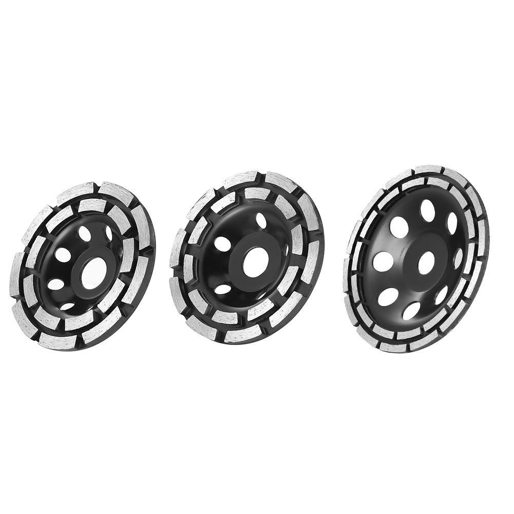 Diamond Segment Grinding Cup Wheel Disc Double Row Stone Brick Tile ...