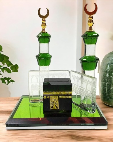 Crystal Kaaba Minar Idol Statue Showpiece Muslim Religious Gift Item ...