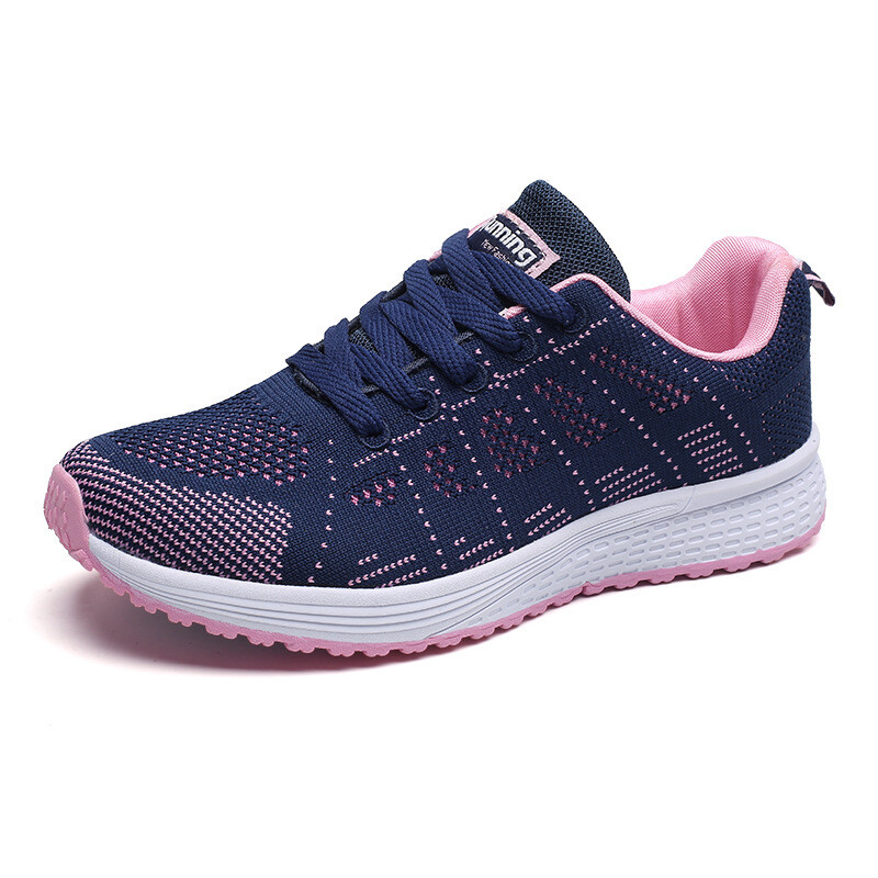 Womens Running Trainers Ladies Sneakers Slip On Walking Gym Comfy ...