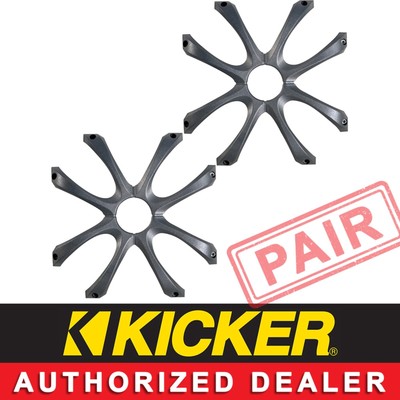 2 KICKER 08GL715 CAR 15" SUBWOOFER ALUMINUM GRILLE/GRILL FOR L5,L7S,L7R ...