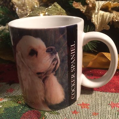 Cocker Spaniel Photo Coffee Mug Cup Golden Puppy Breed History Dog ...
