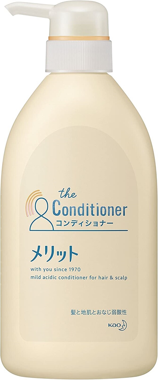 KAO Merit conditioner pump 480ml natural floral fragrance | eBay