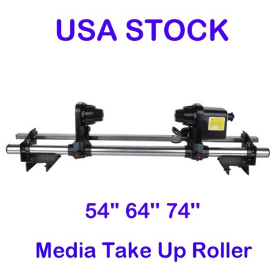 Auto Media Take up Reel System For 54" 64" Roland VS-540 SP-540 RE-640 ...