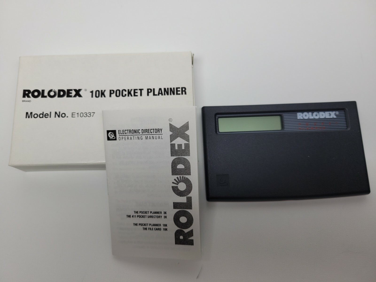 ROLODEX POCKET PLANNER 10K, Contacts /Time & Day / Calculator NEW ...