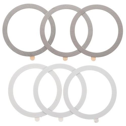 6 Pcs Universal Metal Rings Sticker Compatible Mobile Phone Stickers | eBay