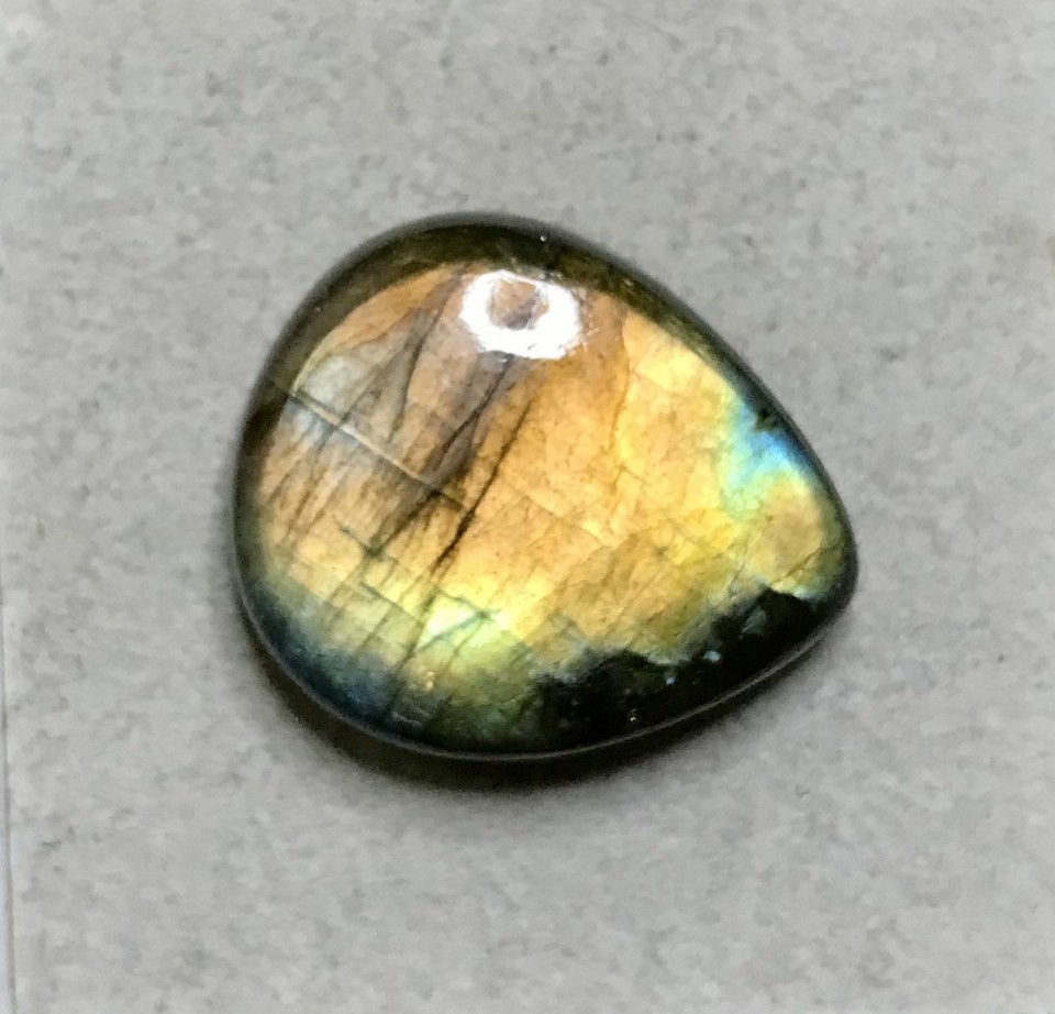 22X19 MM Natural Multi Labradorite Cabochon Loose Gemstone Pendant Size ...