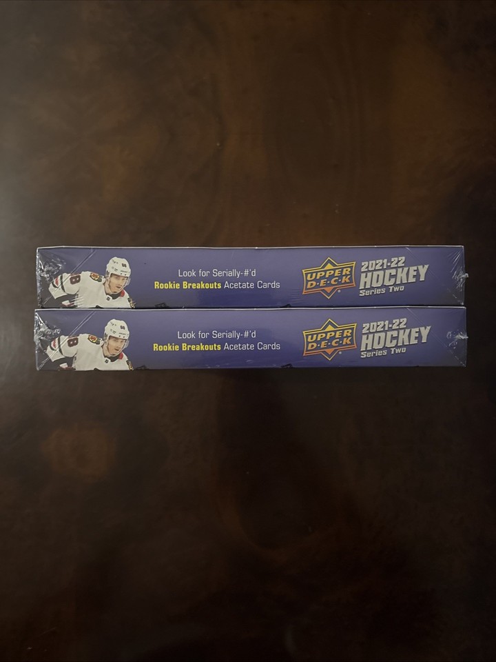 2X 2021/22 Upper Deck Series 2 Hockey Hobby Box 48 Packs SEIDER Raymond ...